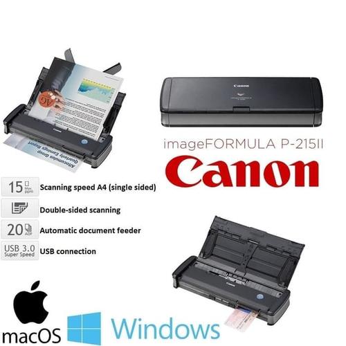 Promo SCANNER CANON DR-P215 II PORTABLE ADF Cicil 0% 3x - Jakarta Pusat ...