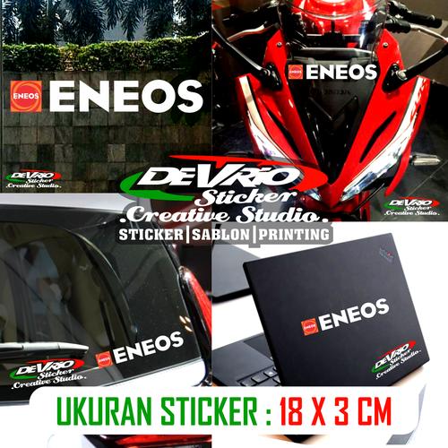 Jual Stiker ENEOS Ukuran 18 x 3 cm - Kab. Pemalang - Devrio Sticker ...