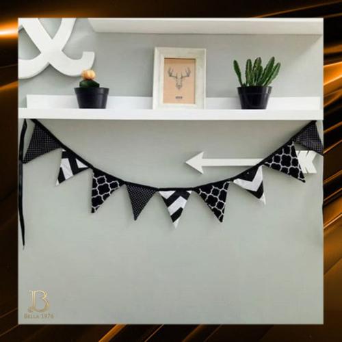Jual Bunting Flag - Monokrom (hiasan dinding/bendera/bendera - Jakarta ...