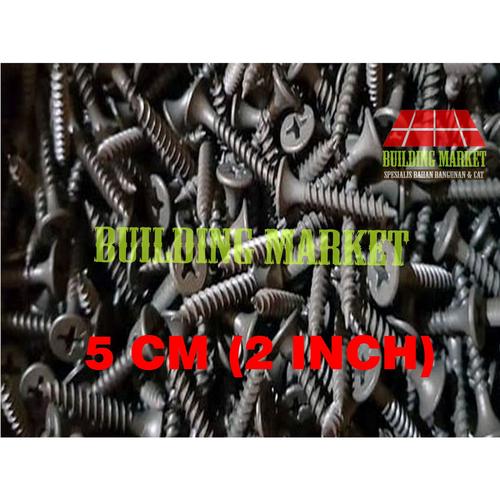 Jual SKRUP GYPSUM SEKRUP GYPSUM SKRUP GIPSUM DRYWALL 5 CM 2 INCH @1 DUS ...