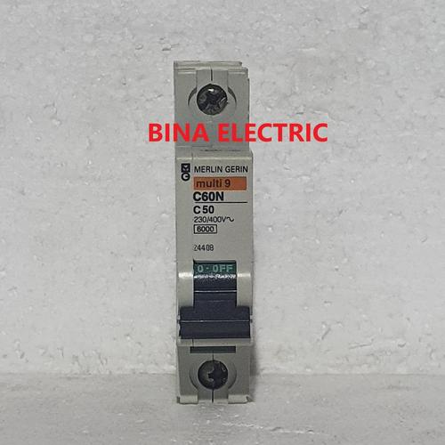 Jual MCB Multi9/Multi 9 Merlin Gerin C60N 50A 1P / MCB Merlin Gerin 50A 1P - Jakarta Pusat ...