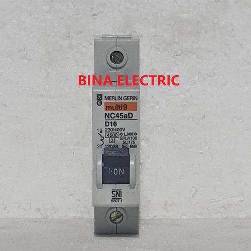 Jual MCB Multi9/Multi 9 Merlin Gerin NC45ad 16A 1P /MCB Merlin Gerin 16A 1P - Jakarta Pusat ...