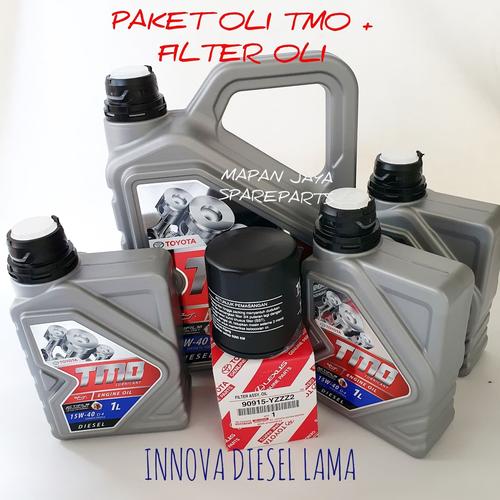 Jual PAKET OLI TMO DIESEL dan FILTER OLI INNOVA DIESEL LAMA ASLI GOJEK ...