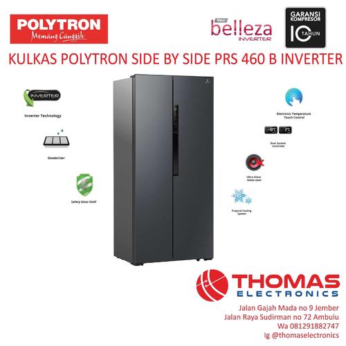 Jual KULKAS POLYTRON SIDE BY SIDE PRS 460 B INVERTER - Kab. Jember ...