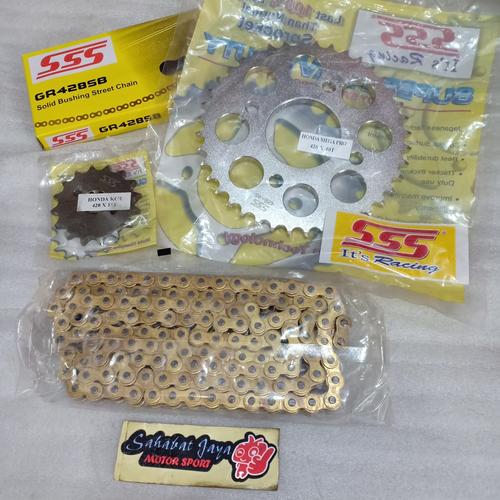 Jual Gear Set SSS 428 Megapro CB 150R CBR 150R Byson Tiger Verza - Kota Tangerang - Sahabat Jaya ...