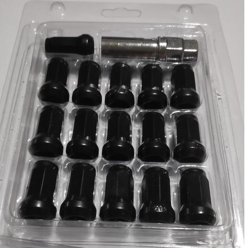 Jual 24 pcs + 1 kunci Mur Roda Max Guard M12 x 1.25 Warna Hitam Anti ...