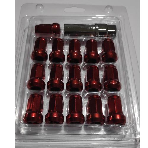 Jual 20 pcs + 1 kunci Mur Roda Max Guard M12 x 1.25 Warna merah Anti ...