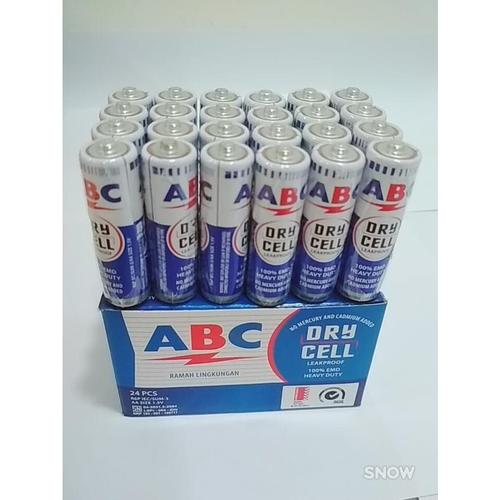 Jual BATERAI ABC BIRU AA/ BATTERY ABC BIRU A2 | ISI 24 PCS - Jakarta ...