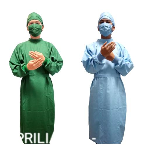 Jual Baju jas operasi/ baju APD / Gown set topi+masker - Kab. Bogor ...