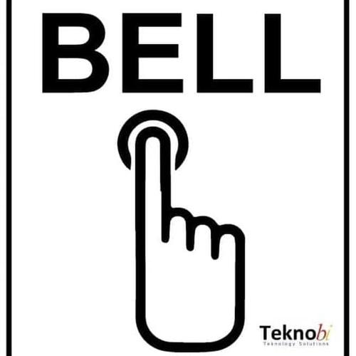 Jual Stiker Bel Pintu Rumah Teknobi Sticker Vinyl Vinil Door Bell ...