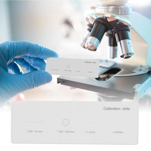 Jual Microscope Objective Micrometer Calibration Slide Glass Stage ...