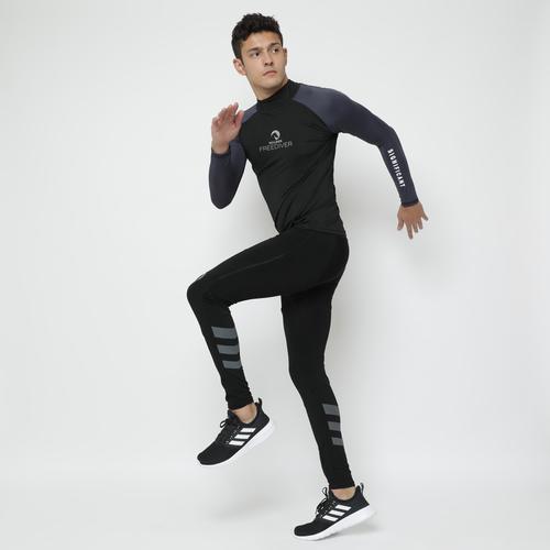 Promo 1 Set Training Fun Run Waldos Freediver Black Dark Grey - Hitam ...
