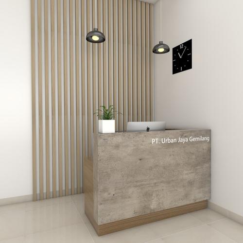 Jual meja resepsionis minimalis bisa request ukuran dan warna - Jakarta ...