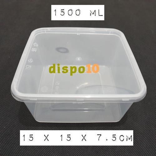 Jual Kotak Plastik Bening/Box Plastik / Thinwall / Kotak Plastik 1500 ...