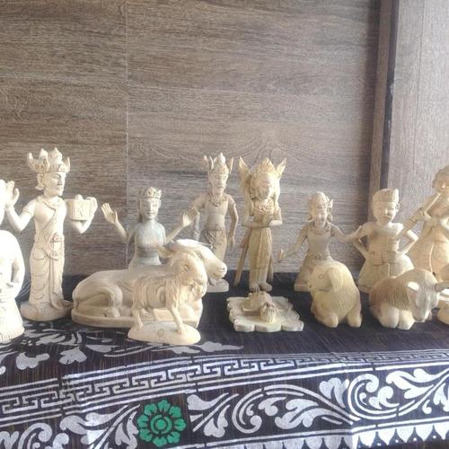 Jual set patung natal kayu kristiani tema bali - Kab. Tabanan - cahaya ...