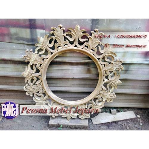 Jual Frame atau Bingkai atau Pigura Cermin Ukir Kembang Jagung Kayu ...