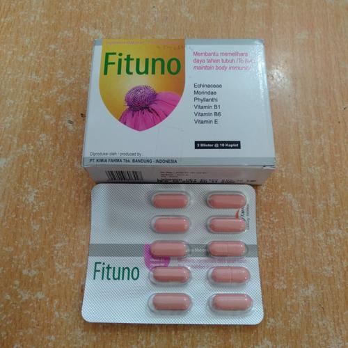 Jual fituno - isi 10 tablet - vitamin daya tahan tubuh - asli 100% ...