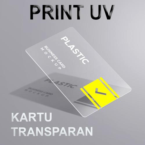 Jual Jasa Print UV Cetak Kartu Nama Transparan Print UV Flatbed - Kota ... Jual Jasa Print UV Cetak Kartu Nama Transparan Print UV Flatbed - Kota ...