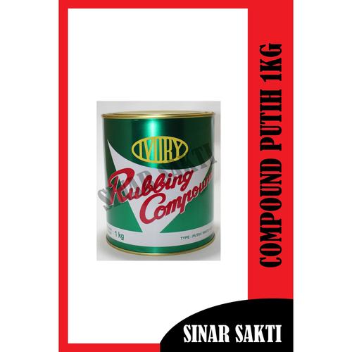 Jual Rubbing Compound Putih Ivory / Kompon Putih 1kg - Jakarta Barat ...