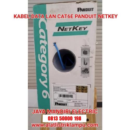 Jual KABEL DATA LAN UTP CAT6E PANDUIT cat 6 NETKEY CAT6 ORIGINAL ASLI ...