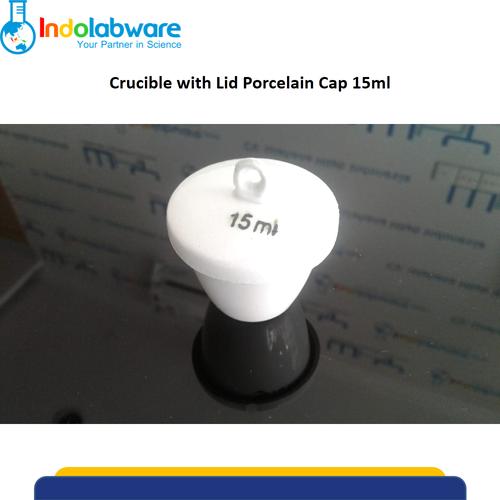 Jual Crucible with Lid Porcelain Cap 15ml|Cawan Krusibel Porselin - Kab ...