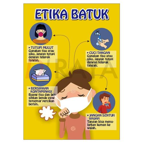 Jual POSTER ETIKA BATUK uk A4 (laminasi) - Kota Surabaya ...