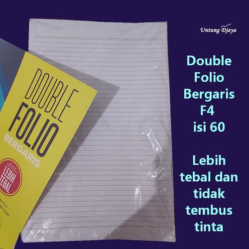 Jual Kertas Folio Bergaris F4 / Double Folio Bergaris / Polio F4 / Isi ...