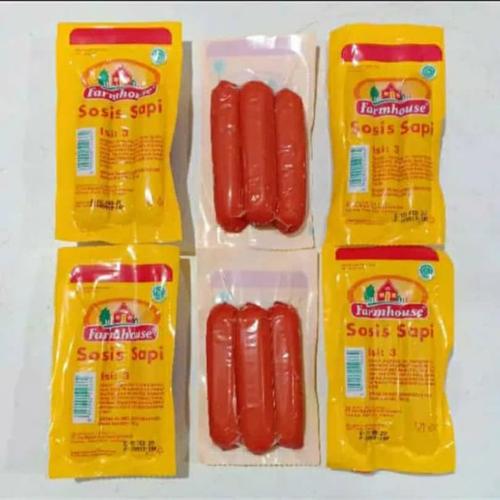 Jual FARMHOUSE SOSIS SAPI isi 3 pcs - Jakarta Barat - yuliabi | Tokopedia