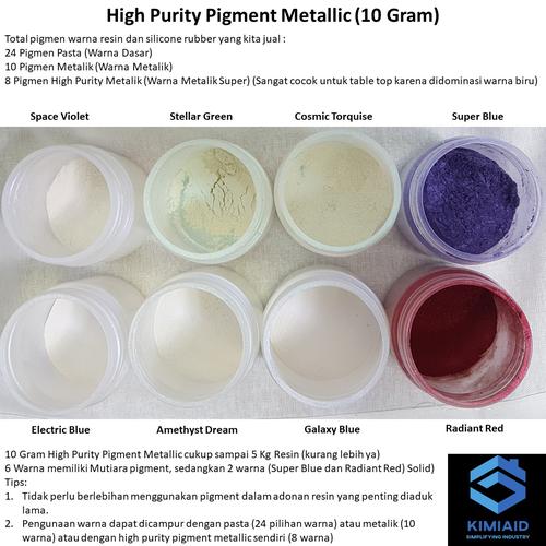 Jual High Purity Pigment 10 Gr - Resin Epoxy Resin Bening Silicone ...