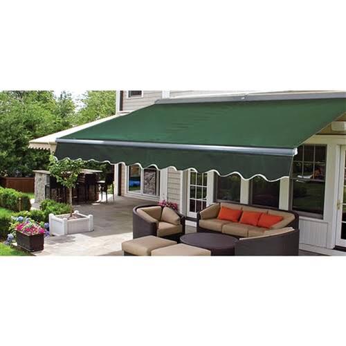 Jual AWNING CANOPY RETRACTABLE 195X150CM DRK GRN KRANGKA ALMUNIUM FULL ...