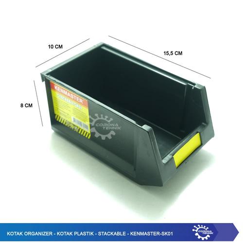 Jual Kotak Organizer - Kotak Plastik - Stackable - KENMASTER-SK01 ...