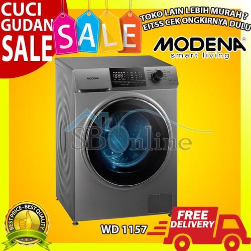 Jual MODENA WASHING MACHINE & DRYER CALMA - WD 1157 - GARANSI RESMI ...