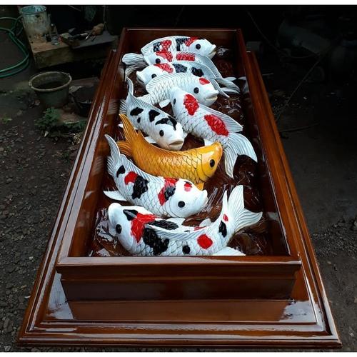 Jual UKIRAN RELIEF IKAN KOI - RELIEF KAYU JATI - Kab. Jepara - Jepara ...