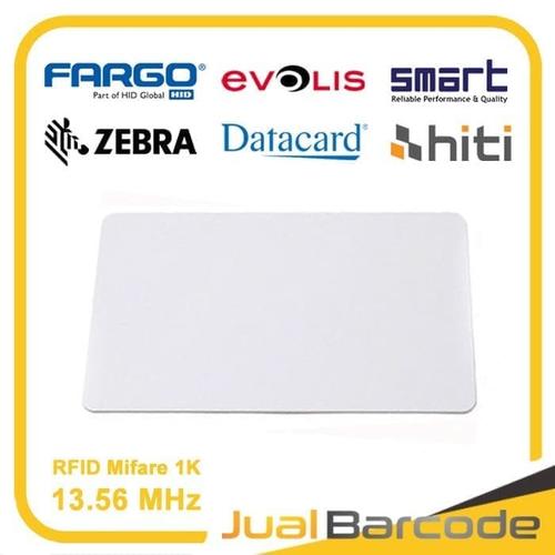 Jual Kartu RFID Card 13,56 MHz Mifare RFID for ID Card Printer PVC ...