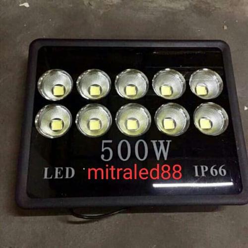 Jual Kap Lampu Sorot/Tembak 500w/500watt Led COB mangkok FloodLight Outdoor - Putih - Jakarta ...
