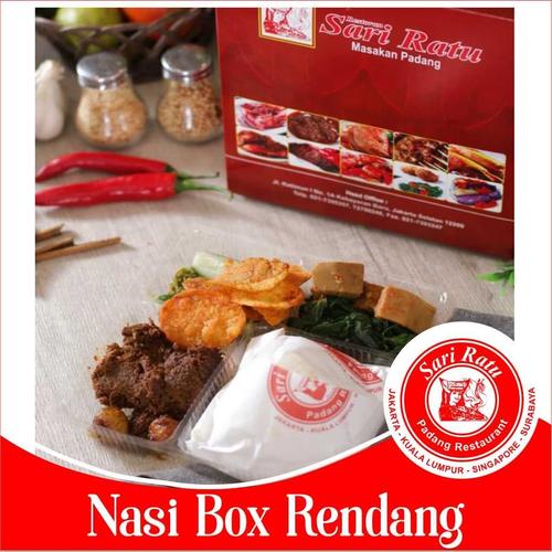 Jual Nasi Box - Rendang - Jakarta Selatan - SARI RATU restaurant ...