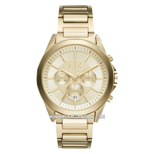 Promo Armani Exchange AX2602 Chronograph Gold Dial Gold Stainless Steel ...