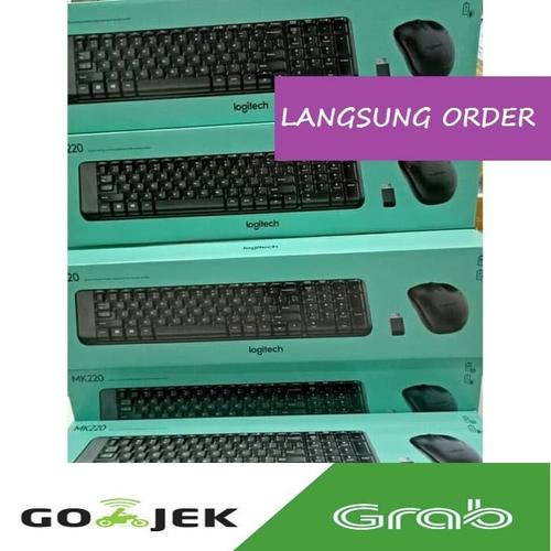 Jual Logitech Wireless Combo MK220 (Mouse + Keyboard) ORIGINAL - Kota ...