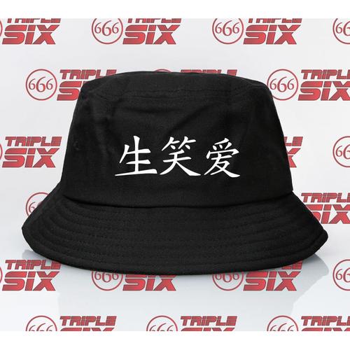 Jual Topi Bucket Hat Premium Desain LIve Happy Distro Asian Chinese 009 ...