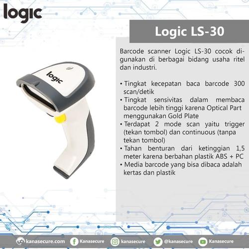 Jual LOGIC - Barcode Scanner LS 30A (with stand) - Kota Medan - AHLI ...