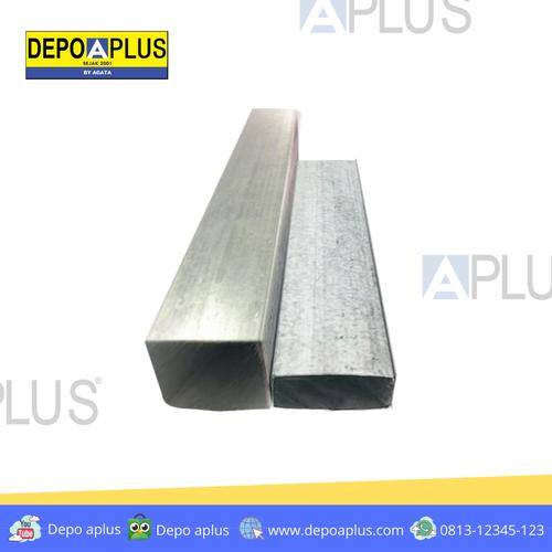 Jual HOLLO /HOLLOW GALVANIS 2X4 0,4 mm tali merah hijau rangka gypsum ...