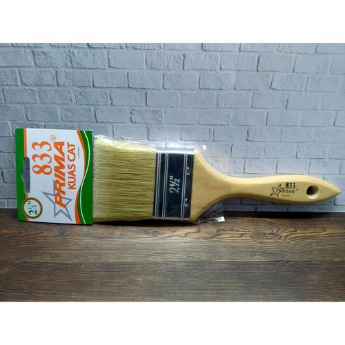 Jual Kuas cat / Kuas minyak/ Kuas kayu/ Kuas besi merk PRIMA 833 uk. 2 ...