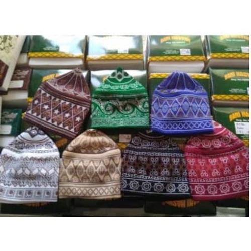 Jual Ecer - Peci Kopiah Haji Kaos sablon An Nur Tebal Anak dan Dewasa ...