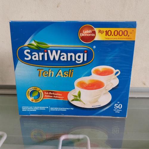 Jual TEH ASLI SARIWANGI BOX ISI 50 PCS - Jakarta Barat - Toko Angke ...