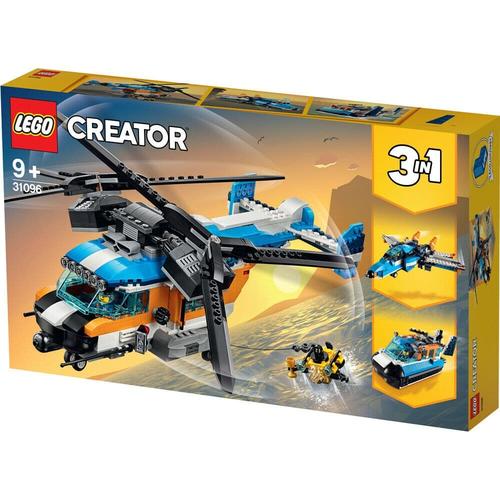 Jual LEGO Creator 3in1-31096 Twin-Rotor Helicopter Set Jet Plane ...