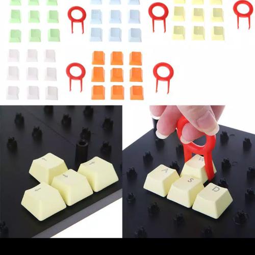 Jual Keycaps PBT 9 Keys Backlit (ESC + WASD + Arrow Keys) - Kuning ...