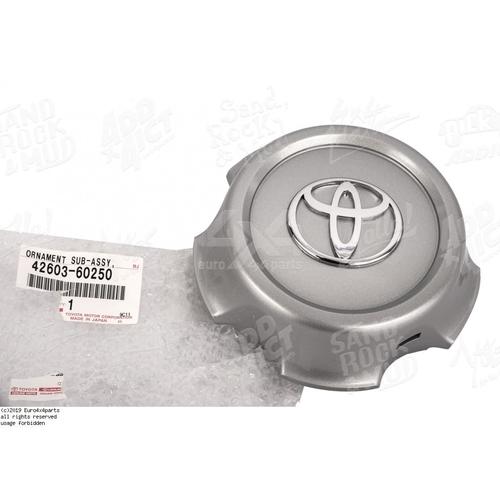 Jual Ornament Dop Roda Wheel Hub, 42603-60250, ORI TOYOTA Land Cruiser ...