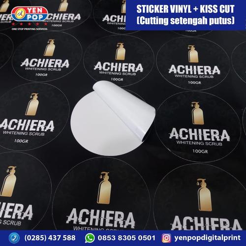 Jual Cetak Sticker Vinyl A3+ | Laminasi DOFF/GLOSSY | DIE CUT (Full ...
