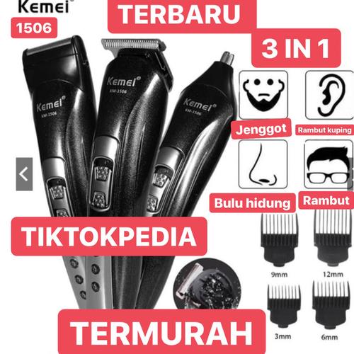 Jual Kemei-1506 Gunting Rambut Listrik Shaving Hair Styling Alat Energy ...