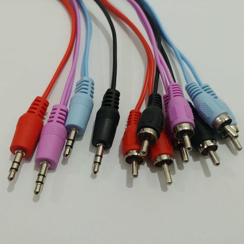 Jual Kabel Audio 2 in 1 AUX Jack Audio 3.5mm to RCA - Konektor Musik ...